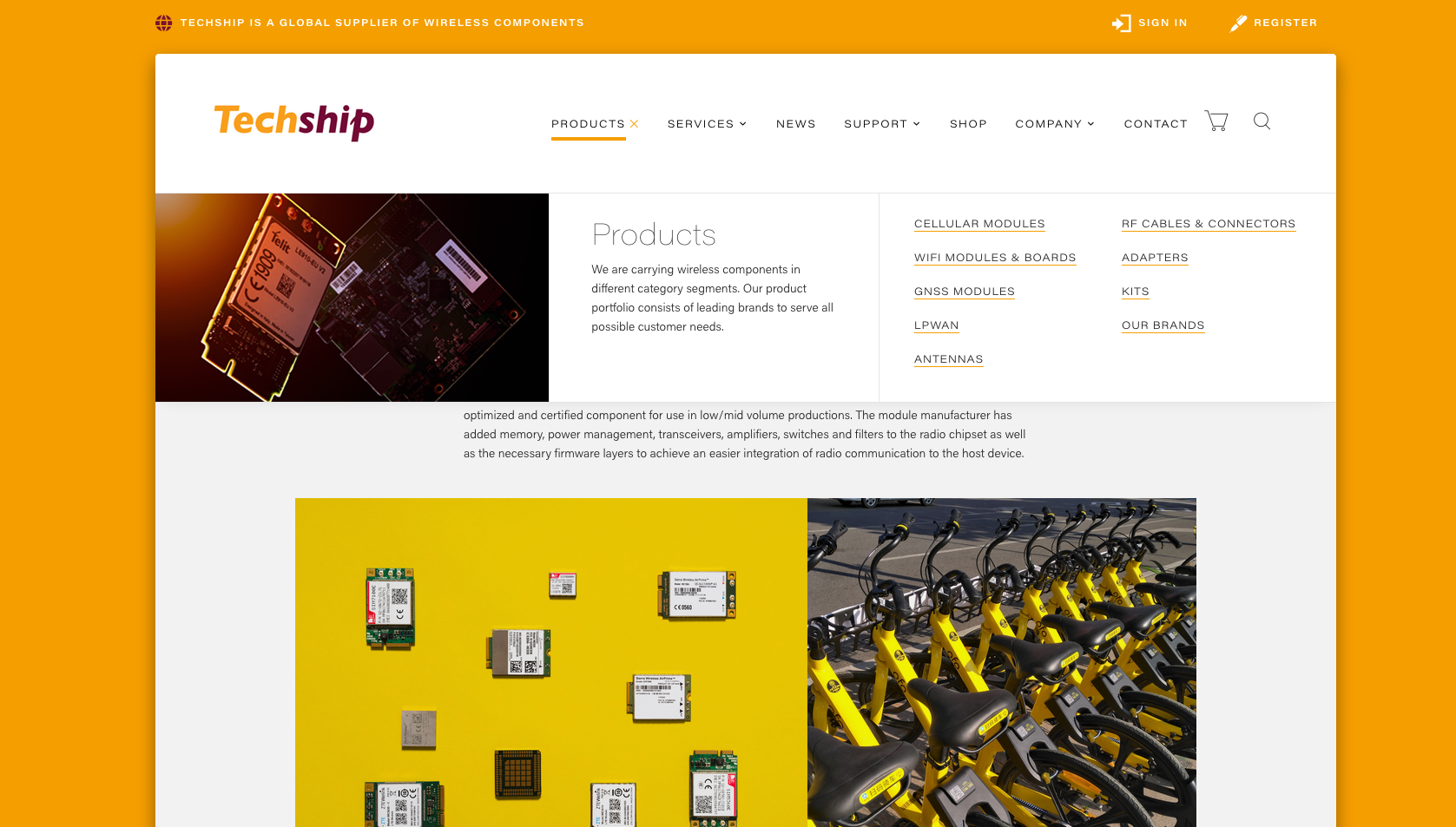 Techship - A Global Supplier Of Wireless Components